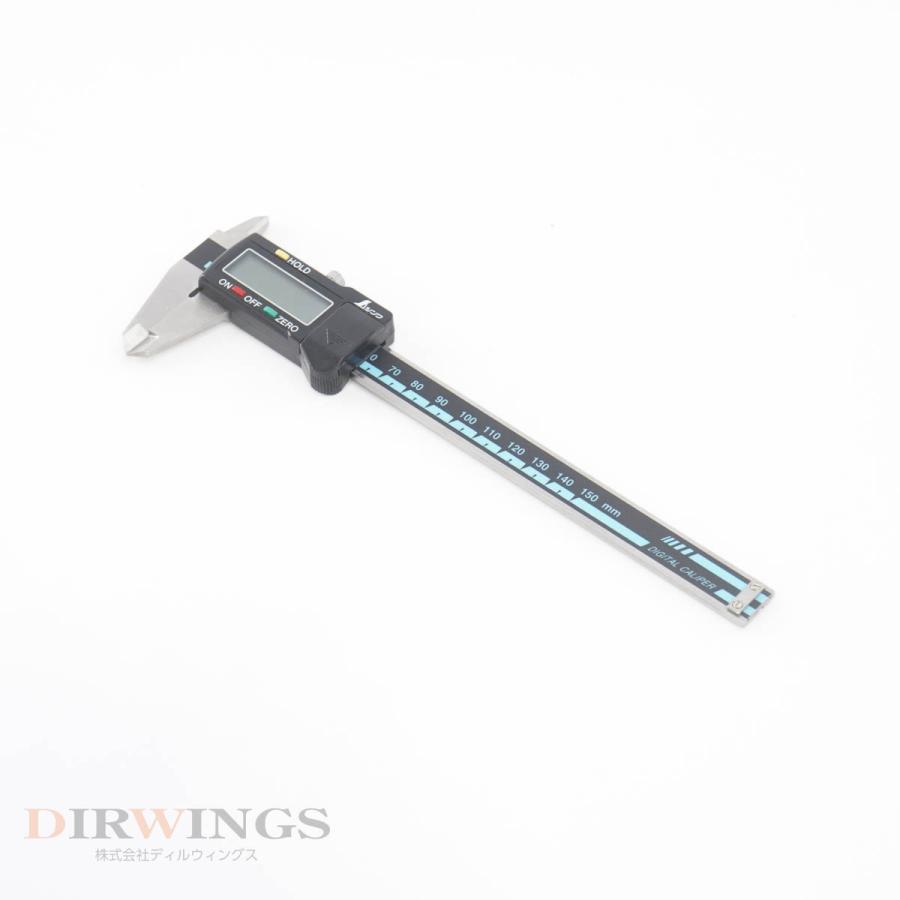 [DW]USED 8日保証 SHINWA RULES 19975 DIGITAL CALIPER デジタルノギス デジタルキャリパ 0.01-150mm 15cm 取扱説明書 [06111 ...