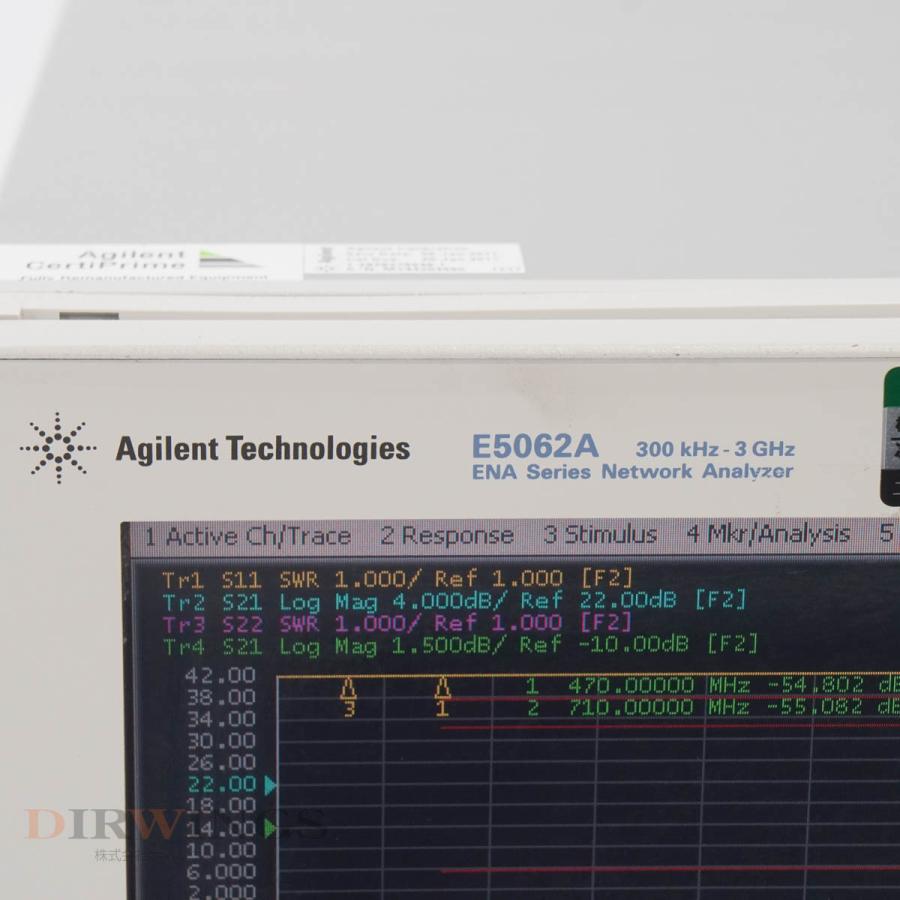 [JB]USED 保証なし Agilent E5062A ENA Series Network Analyzer ネットワークアナライザー OPT 016 275 300kHz-3GHz ...