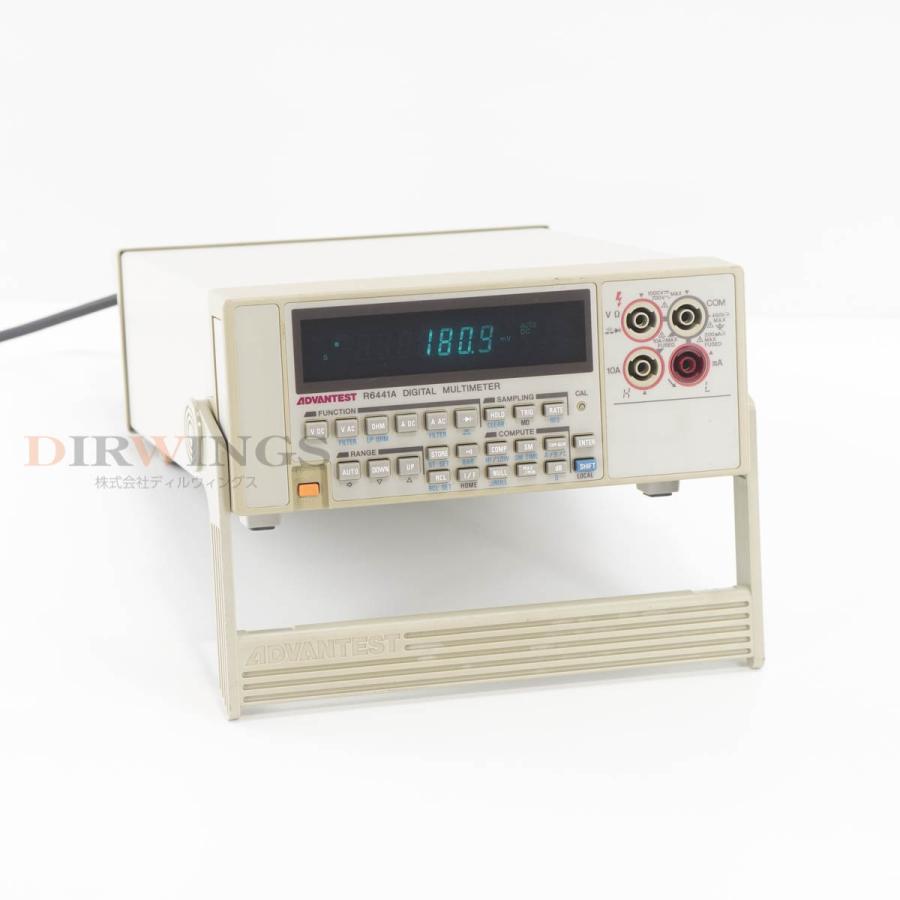 [DW]USED 8日保証 ADVANTEST R6441A DIGITAL MULTIMETER デジタルマルチメーター [06120 ...