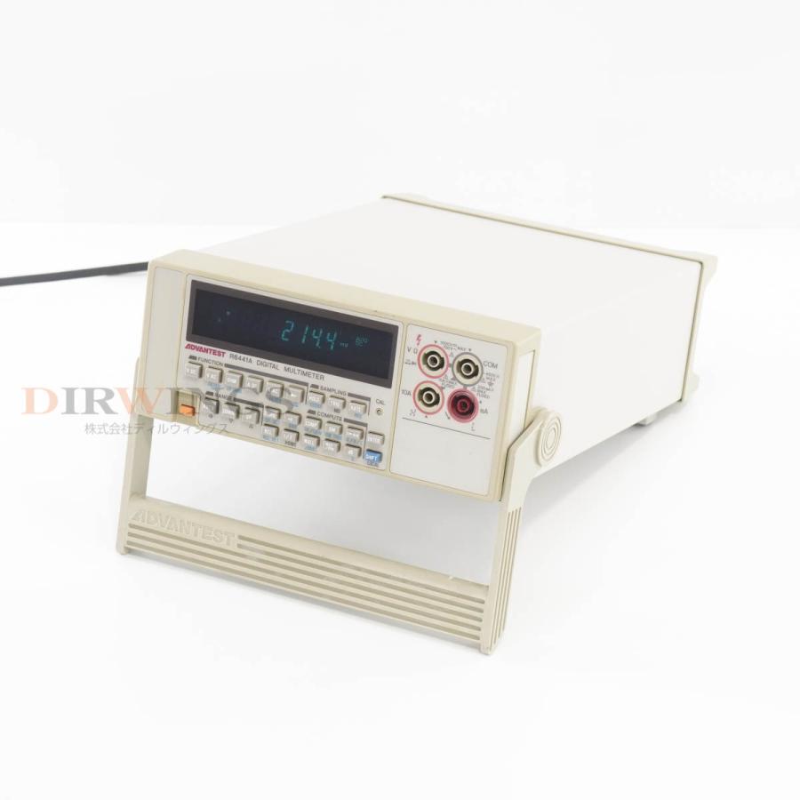 [DW]USED 8日保証 ADVANTEST R6441A DIGITAL MULTIMETER デジタルマルチメーター [06120 ...