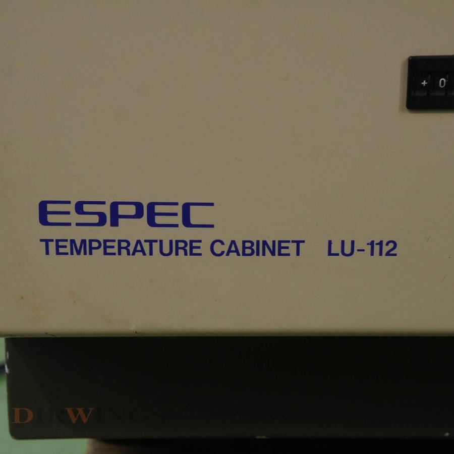 [DW]USED 8日保証 ESPEC LU-112 LU-112T TEMPERATURE CABINET 恒温恒湿器 -20~+85℃ [06129-0002] : ソクラボショップ ...