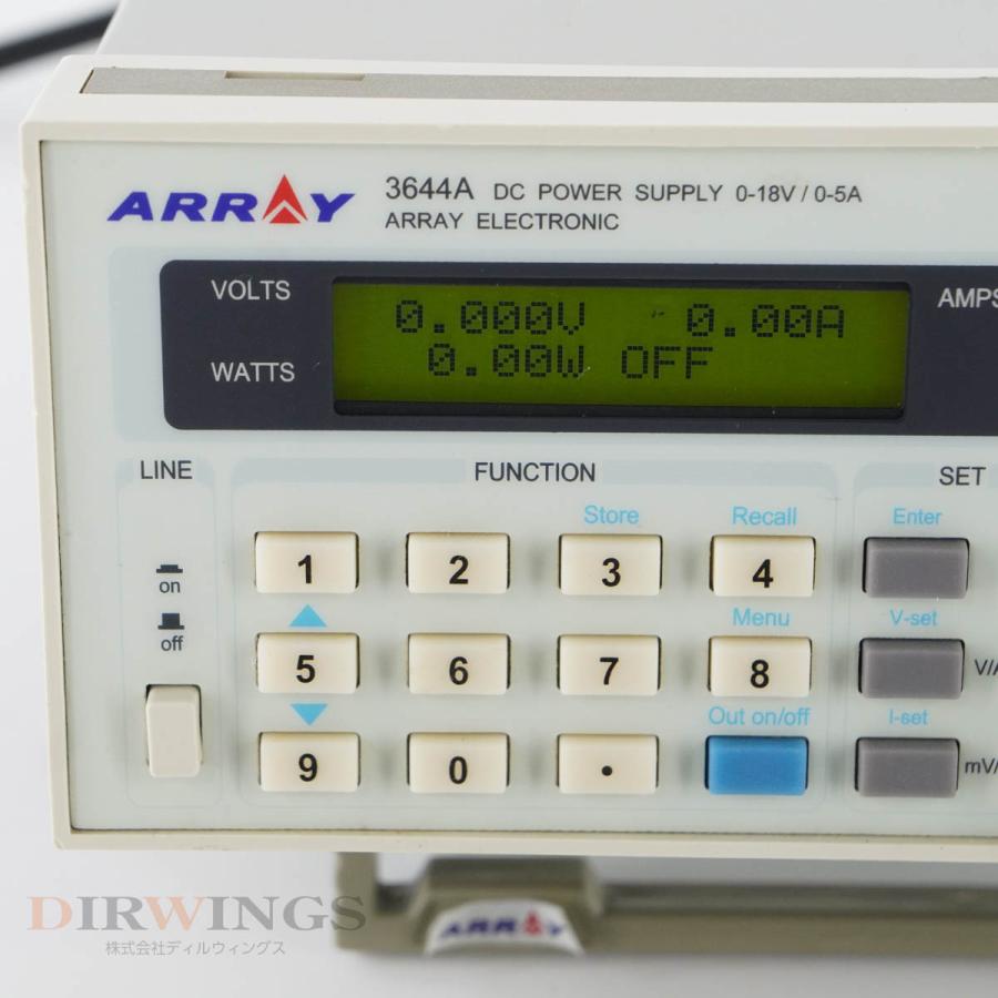 [DW]USED 8日保証 ARRAY ELECTRONIC 3644A 3600 DC POWER SUPPLY 直流電源装置 DC電源 0 ...