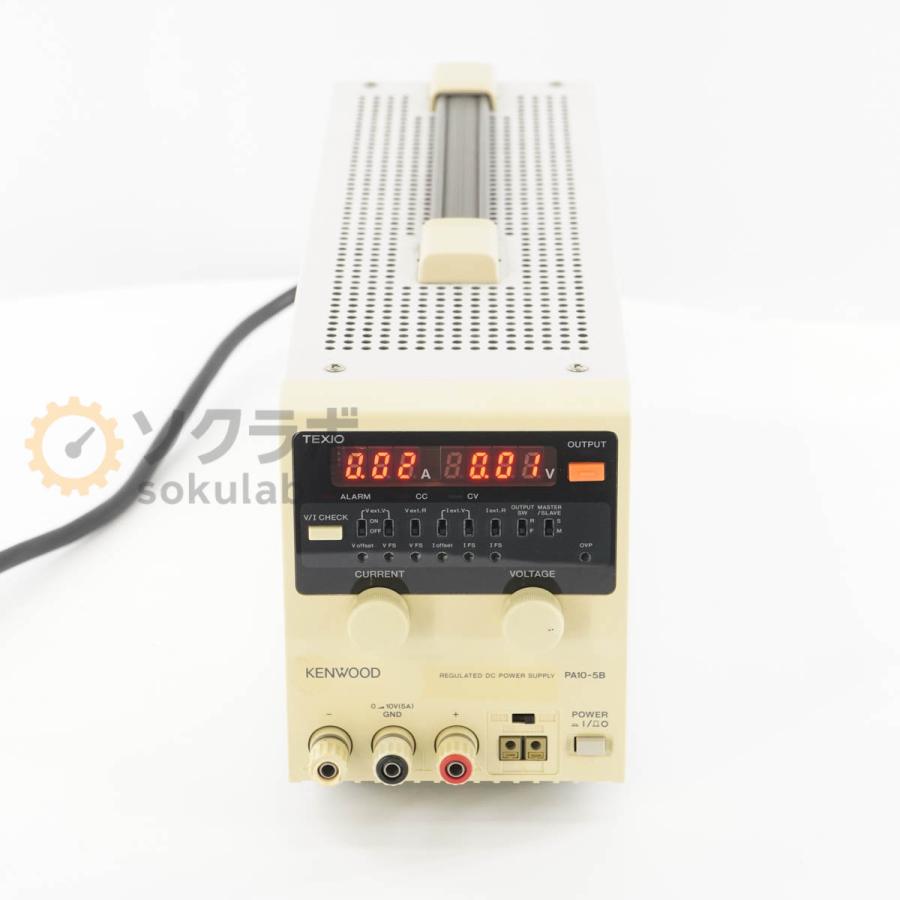 [DW]USED 8日保証 6台入荷 KENWOOD TEXIO PA10-5B PA-B REGULATED DC POWER SUPPLY ...