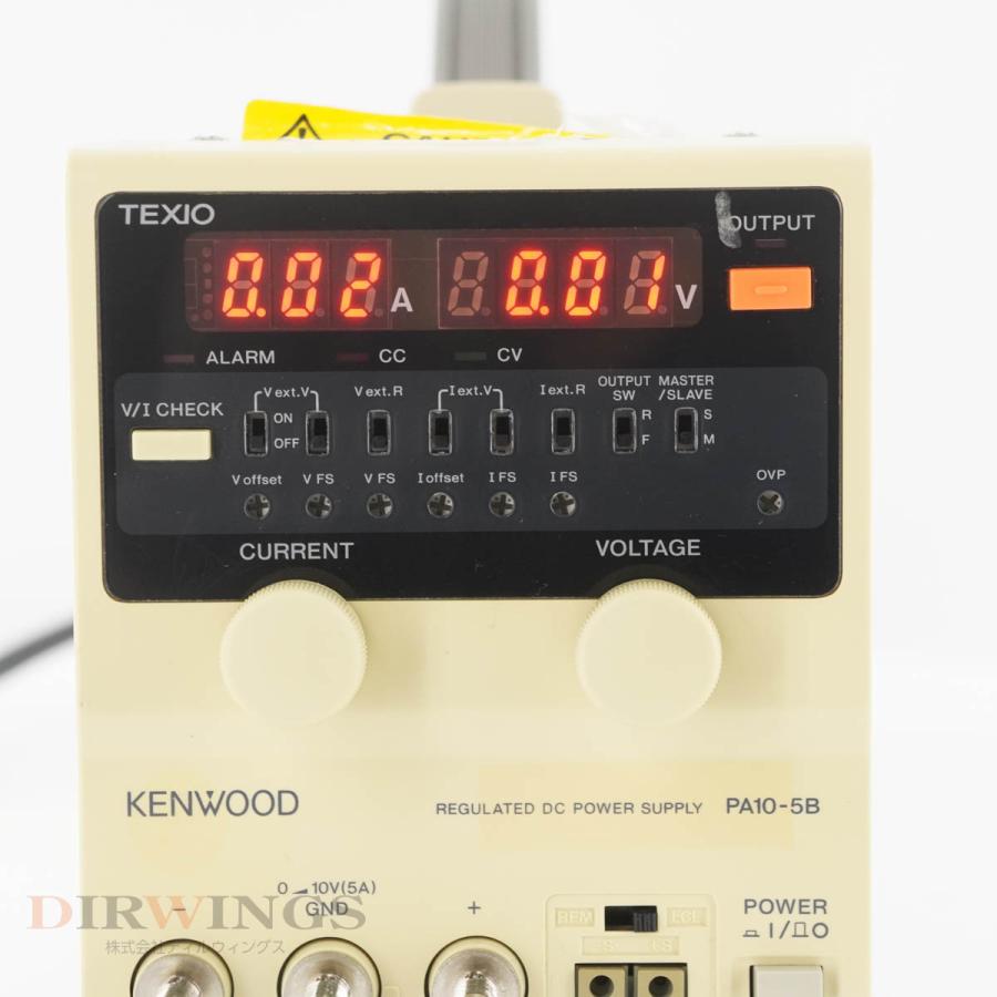 [DW]USED 8日保証 4台入荷 KENWOOD TEXIO PA10-5B PA-B REGULATED DC POWER SUPPLY ...