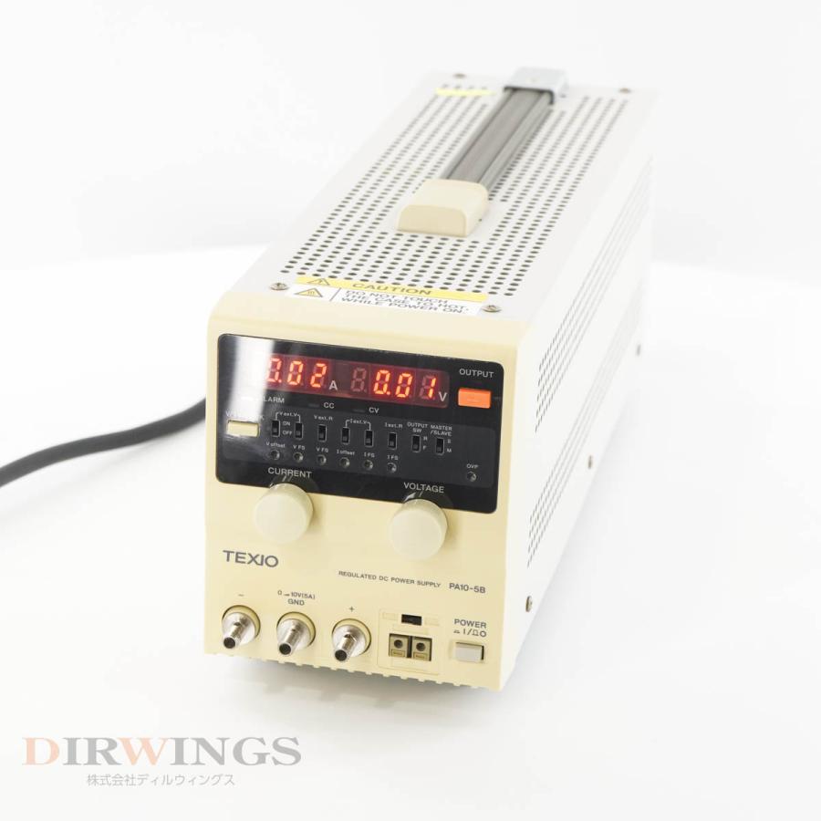 [DW]USED 8日保証 TEXIO PA10-5B PA-B REGULATED DC POWER SUPPLY 直流安定化電源 DC電源 ...