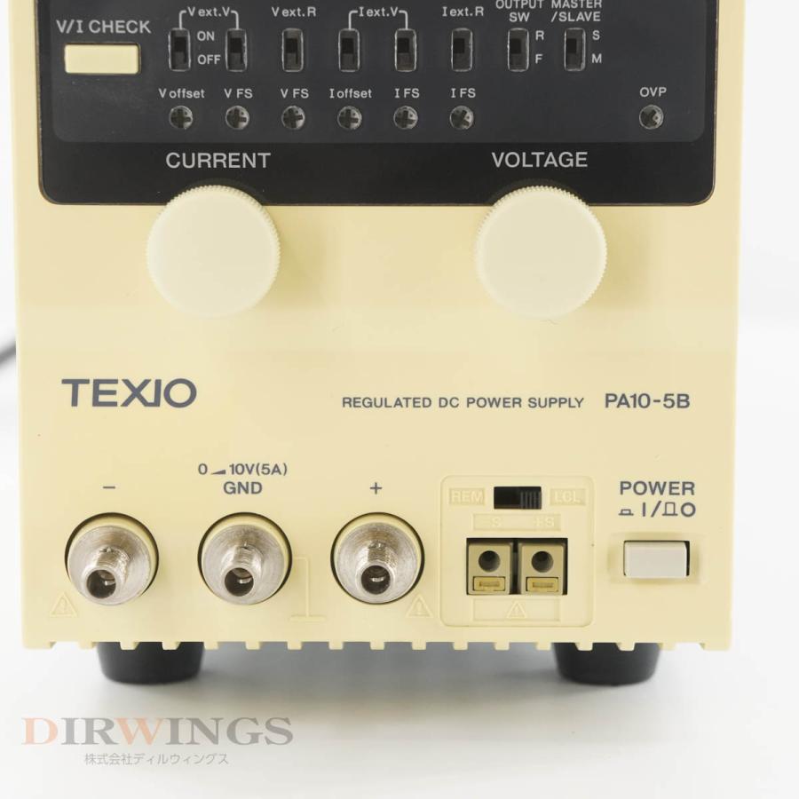 [DW]USED 8日保証 TEXIO PA10-5B PA-B REGULATED DC POWER SUPPLY 直流安定化電源 DC電源 ...