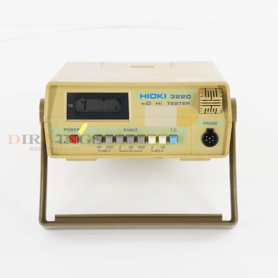 [JB]USED 保証なし HIOKI 3220 mΩ Hi TESTER ミリオームハイテスター [06146-0011] : ソクラボ ...