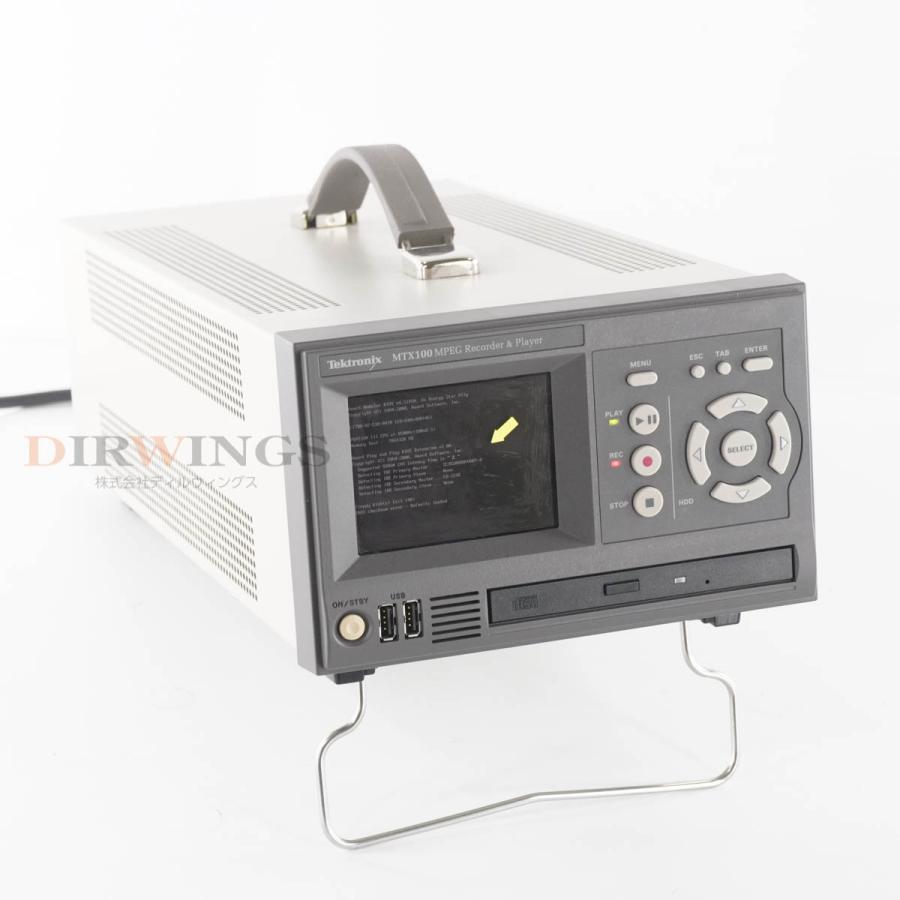 [JB]USED 保証なし Tektronix MTX100 MPEG Recorder ＆ Player MPEGレコーダー＆プレーヤー OP-01 [06171-0027] : 06171 ...