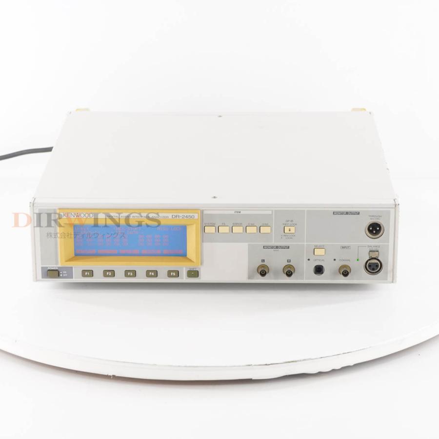 [DW]USED 8日保証 KENWOOD DR-2450 DIGITAL AUDIO INTERFACE ANALYZER オーディオ ...