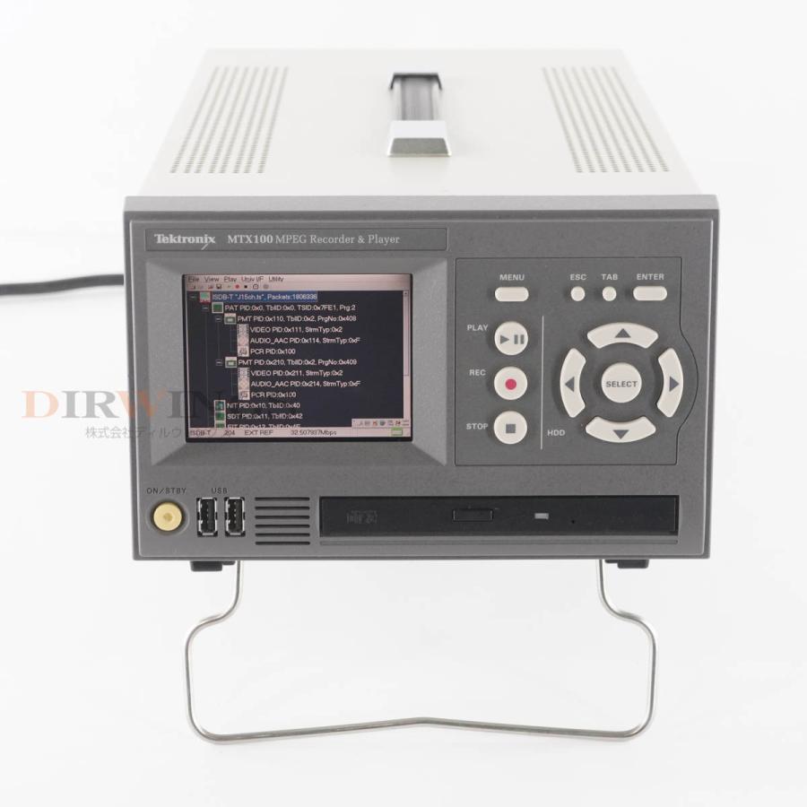 [DW]USED 8日保証 Tektronix MTX100 MPEG Recorder ＆ Player MPEGレコーダー＆プレーヤー ...