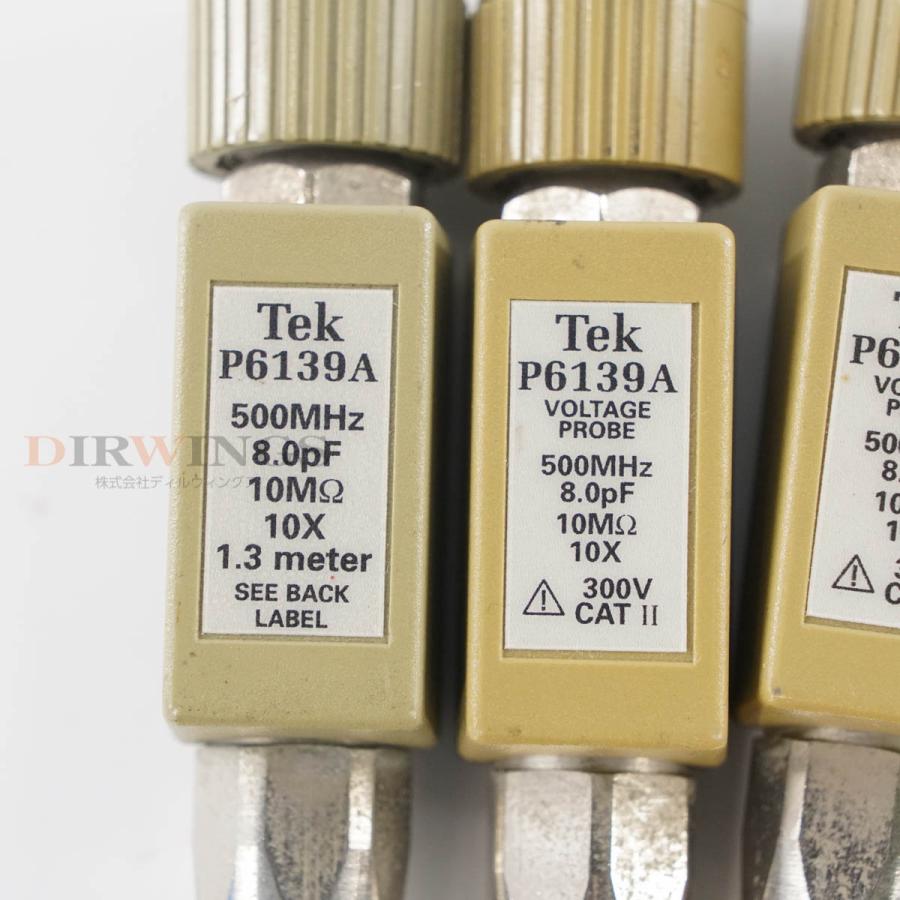 [DW]USED 8日保証 4本セット Tektronix P6139A VOLTAGE PROBE ボルテージプローブ パッシブプローブ ...