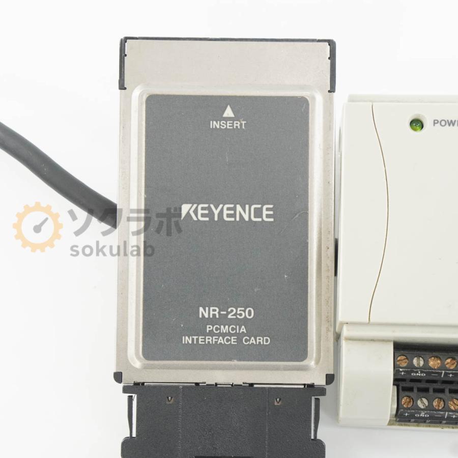[DW]USED 8日保証 セット KEYENCE NR-250 DATA ACQUISITION SYSTEM データ収集システム PC ...