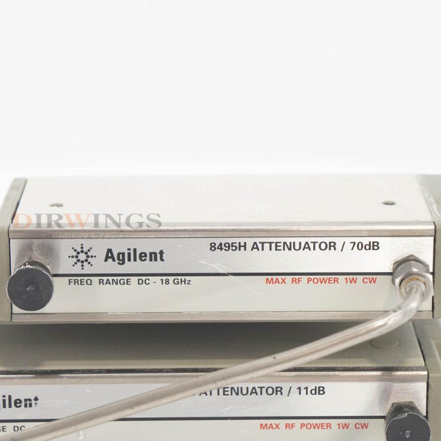 [DW]USED 8日保証 セット Agilent 8494H 8495H ATTENUATOR プログラマブルアッテネーター OPT 002 ...