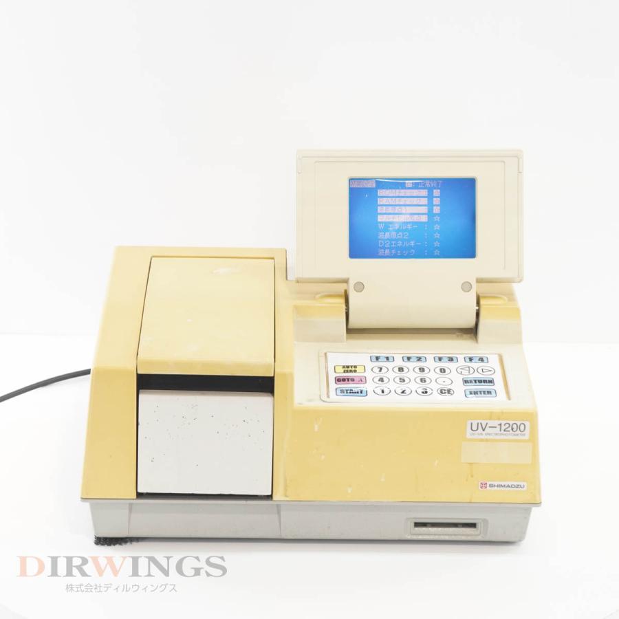 [JB]USED 保証なし SHIMADZU UV-1200 UV-VIS SPECTROPHOTOMETER 紫外可視分光光度計 ...