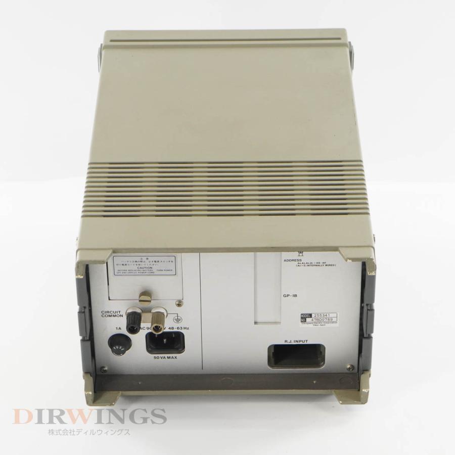 [DW]USED 8日保証 YOKOGAWA 2553 255341 YEW DC VOLTAGE CURRENT STANDARD 直流標準 ...