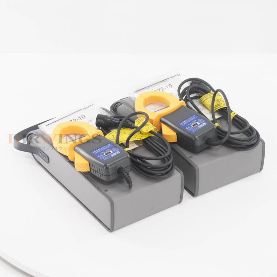 [DW]USED 8日保証 2個セット 10~11/2022CAL HIOKI 9272-10 CLAMP ON SENSOR クランプオンセンサー 電流センサー AC20/200A ...