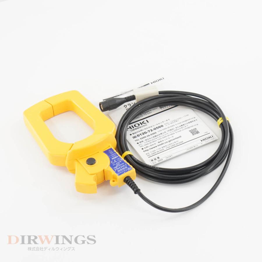 [DW]USED 8日保証 07/2023CAL HIOKI 9669 CLAMP ON SENSOR クランプオンセンサー 負荷電流用 電圧出力型電流センサー ~1000...[06182 ...