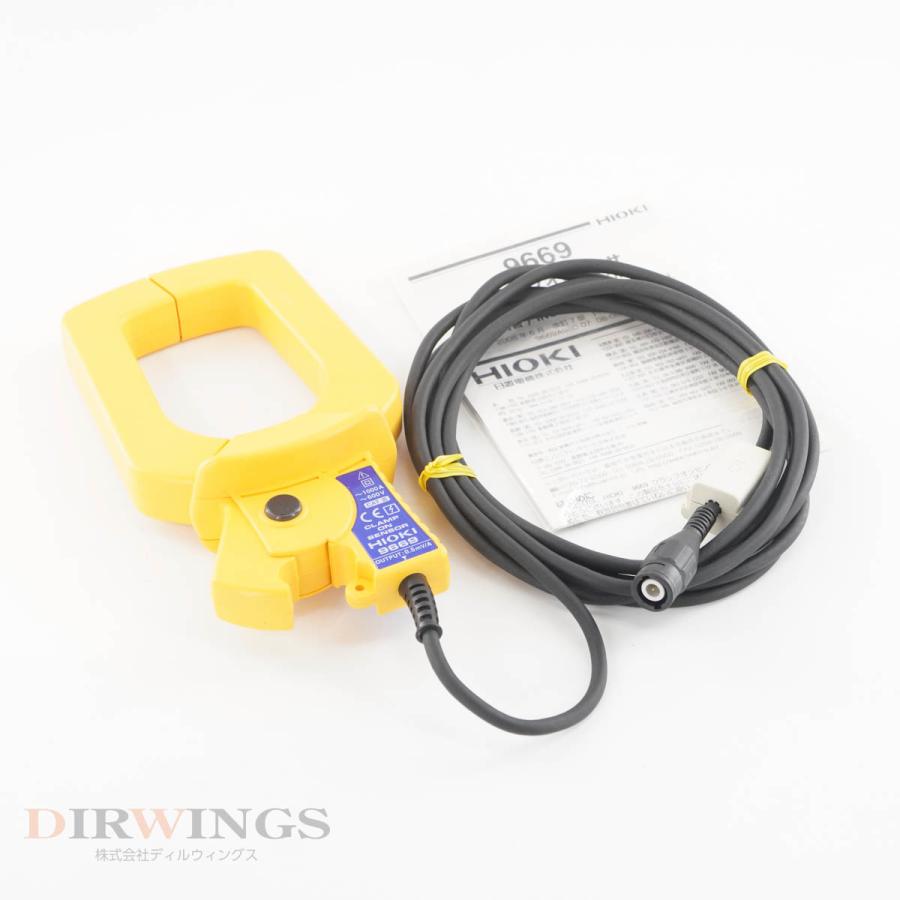 [DW]USED 8日保証 3台入荷 校正2024年10月まで有効 HIOKI 9669 CLAMP ON SENSOR クランプオンセンサー ...
