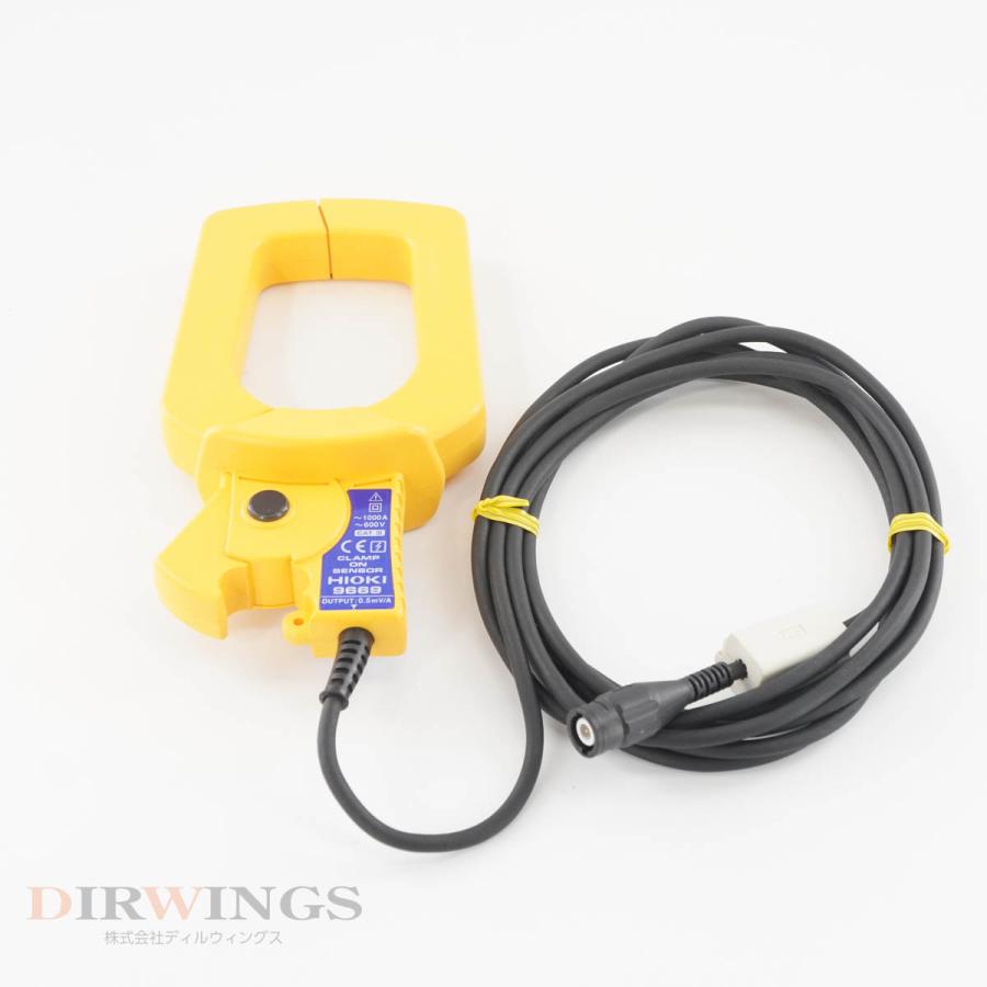 [DW]USED 8日保証 3台入荷 校正2024年10月まで有効 HIOKI 9669 CLAMP ON SENSOR クランプオンセンサー ...