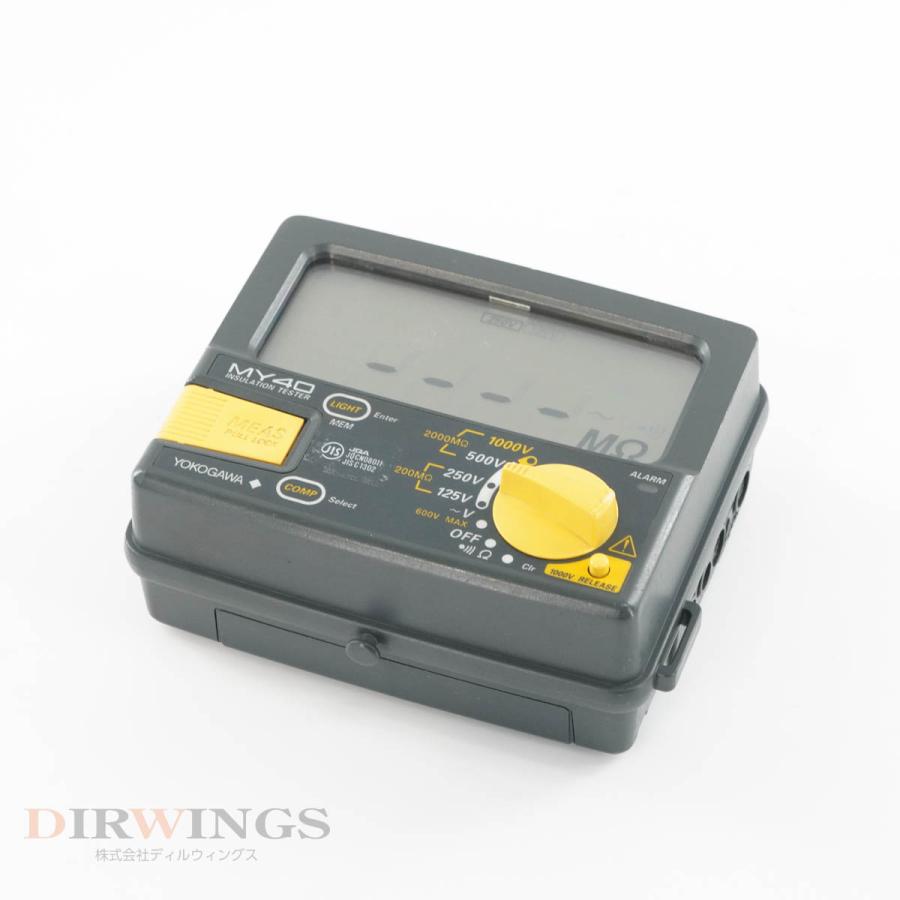 [DW]USED 8日保証 校正2025年4月まで有効 YOKOGAWA MY40 MY40-01 INSULATION TESTER ...