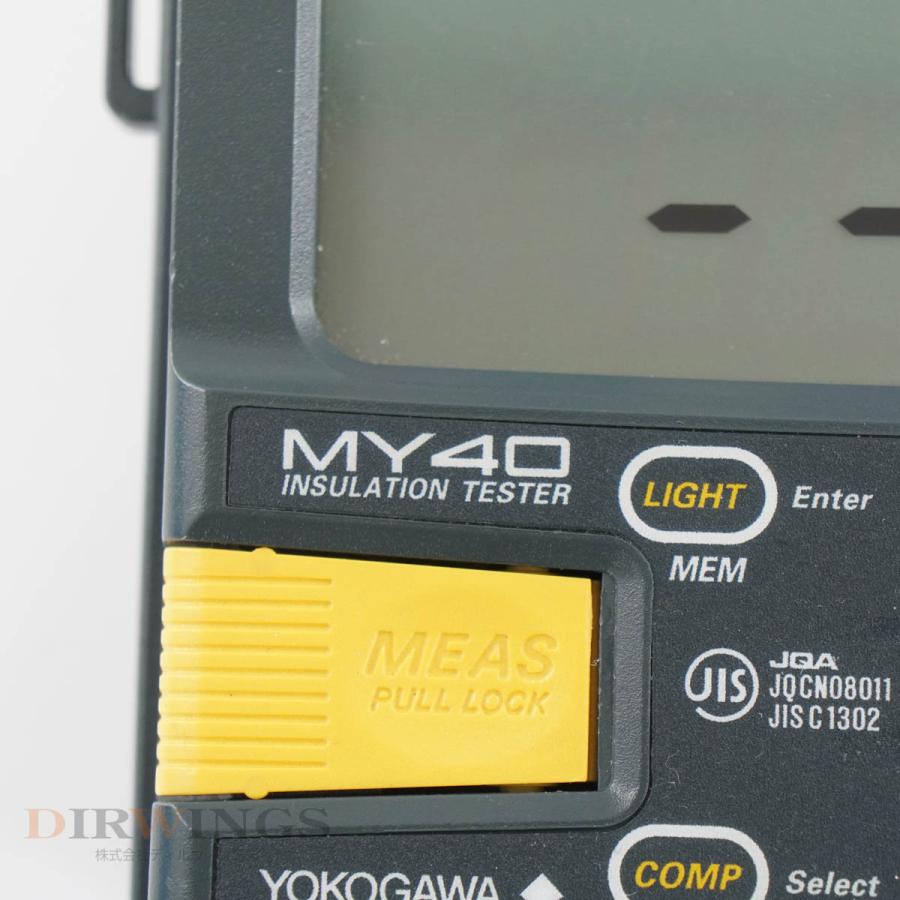 [DW]USED 8日保証 校正2025年1月まで有効 YOKOGAWA MY40 MY40-01 INSULATION TESTER ...