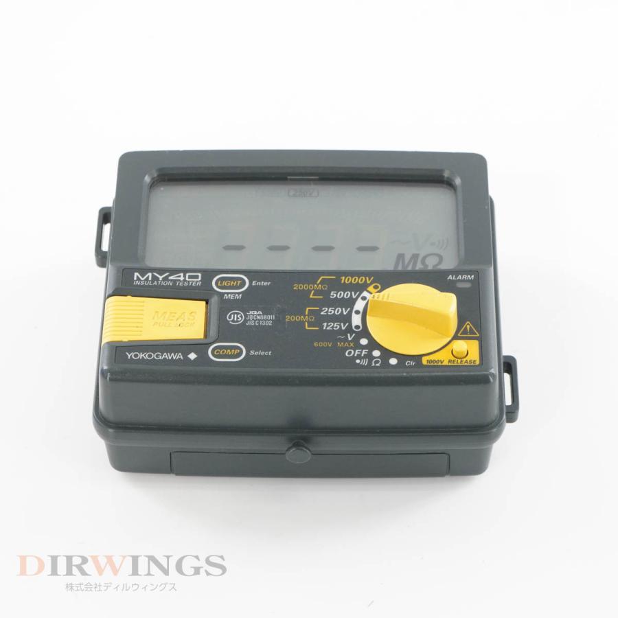 [DW]USED 8日保証 校正2025年4月まで有効 YOKOGAWA MY40 MY40-01 INSULATION TESTER ...