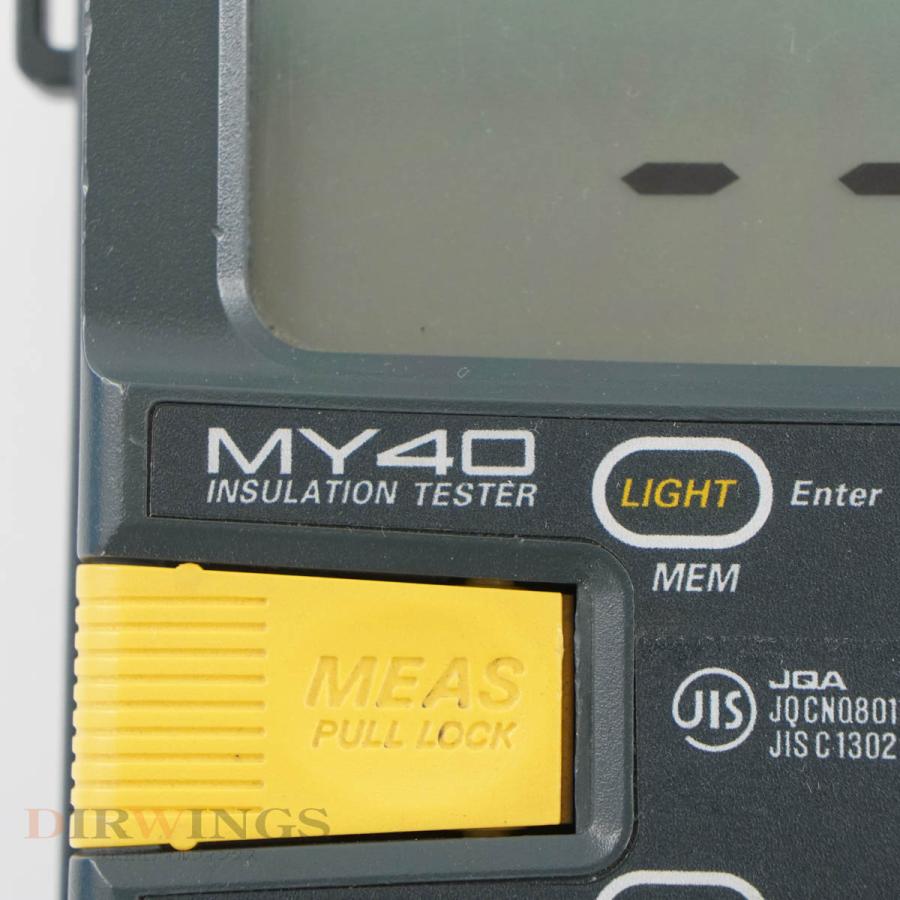[DW]USED 8日保証 校正2025年4月まで有効 YOKOGAWA MY40 MY40-01 INSULATION TESTER ...