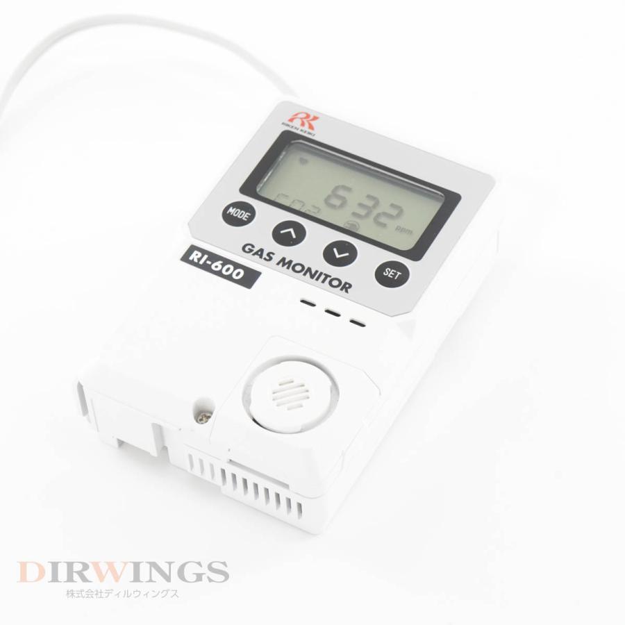 [DW]USED 8日保証 01/2023CAL RIKEN KEIKI RI-600 RI-600(AC) GAS MONITOR 小型 ...