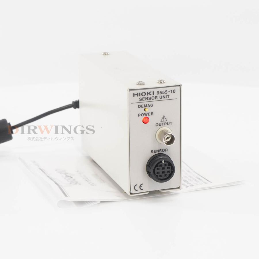 [DW]USED 8日保証 04/2023CAL HIOKI 9555-10 SENSOR UNIT センサーユニット センサー用電源 AC ...