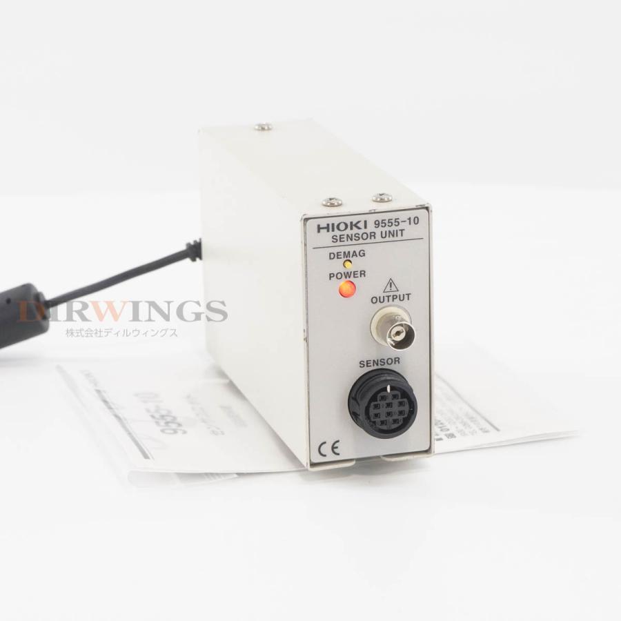 [DW]USED 8日保証 校正2025年3月まで有効 HIOKI 9555-10 SENSOR UNIT センサーユニット センサー用電源 ...