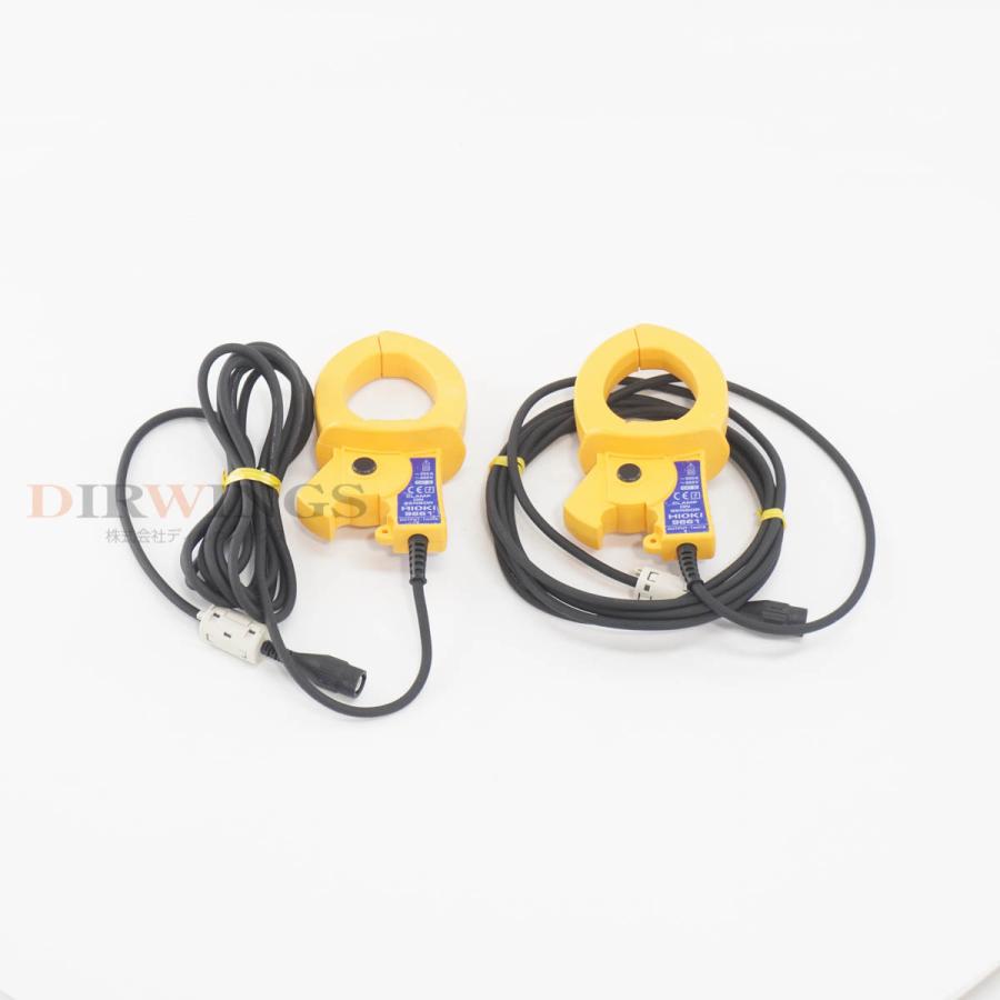 [DW]USED 8日保証 2個セット 校正2024年12月まで有効 HIOKI 9661 CLAMP ON SENSOR クランプオン ...
