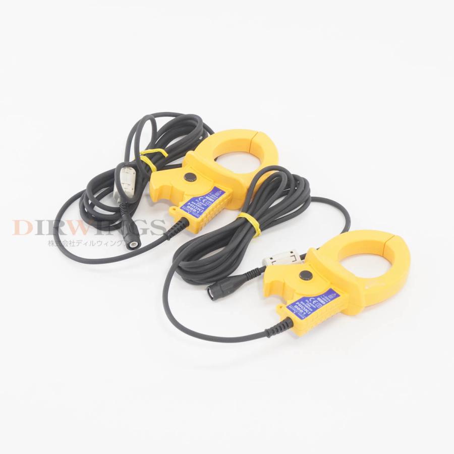 [DW]USED 8日保証 2個セット 01~02/2024CAL HIOKI 9661 CLAMP ON SENSOR クランプオンセンサー ...
