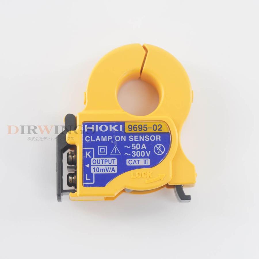 [DW]USED 8日保証 2個セット 09/2021CAL HIOKI 9695-02 CLAMP ON SENSOR クランプオンセンサー ...