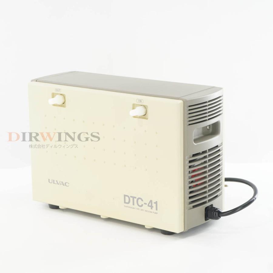 [DW]USED 8日保証 ULVAC DTC-41 DIAPHRAGM TYPE DRY VACUUM PUMP ダイアフラム型ドライ真空ポンプ 50/60Hz 100V [06185 ...
