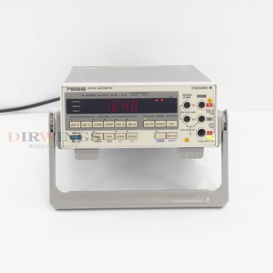 [JB]USED 保証なし YOKOGAWA 7555 755501-1-M/C1/K1 DIGITAL MULTIMETER デジタルマルチメーター [06186-0080] : ソクラボ ...