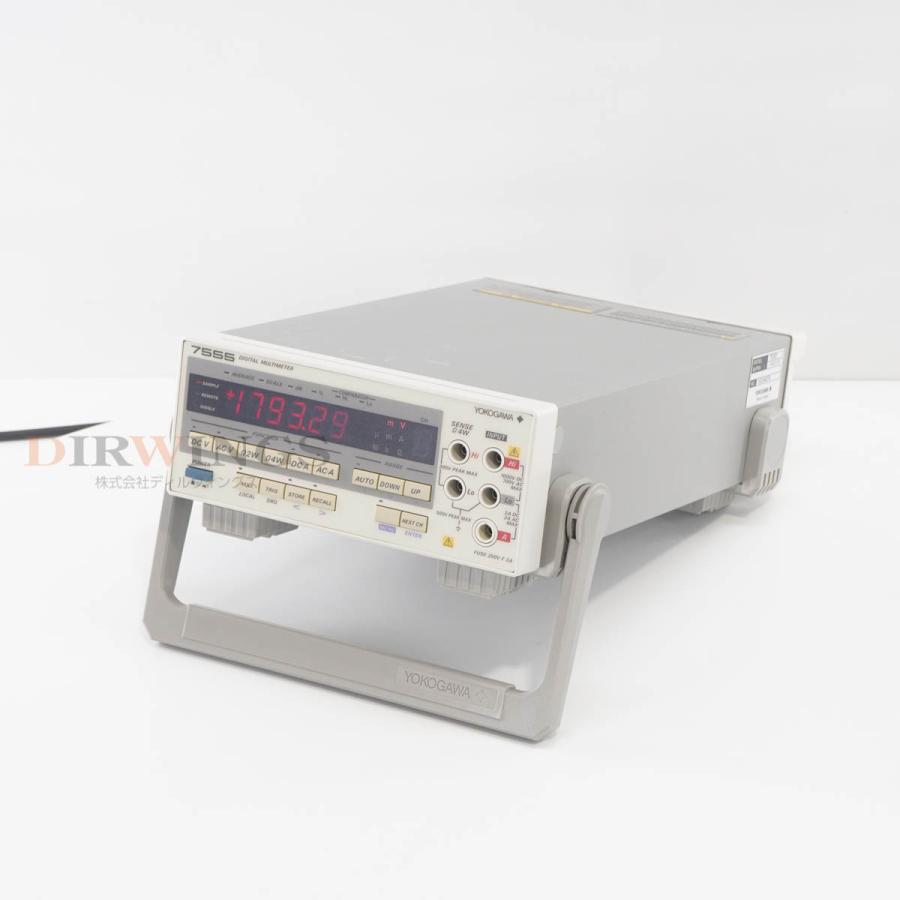 [DW]USED 8日保証 3台入荷 YOKOGAWA 7555 755501-1-M/C1/K1 DIGITAL MULTIMETER ...