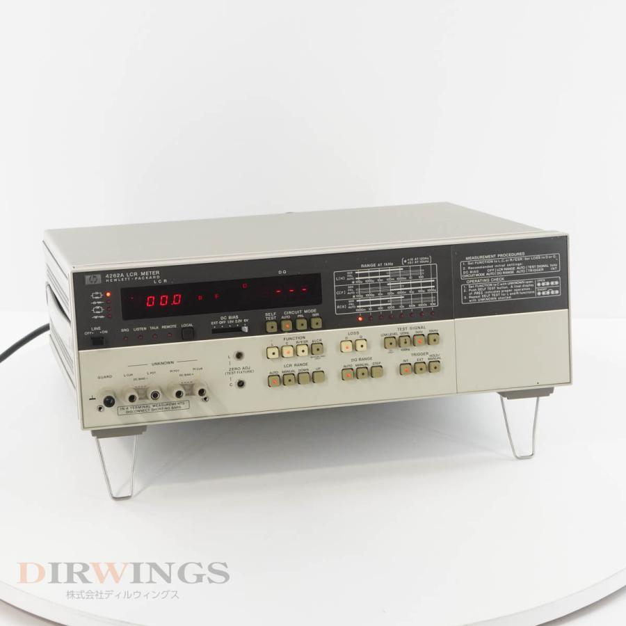 [DW]USED 8日保証 hp 4262A LCR METER LCRメーター [06205-0002] : ソクラボショップ - 通販 ...