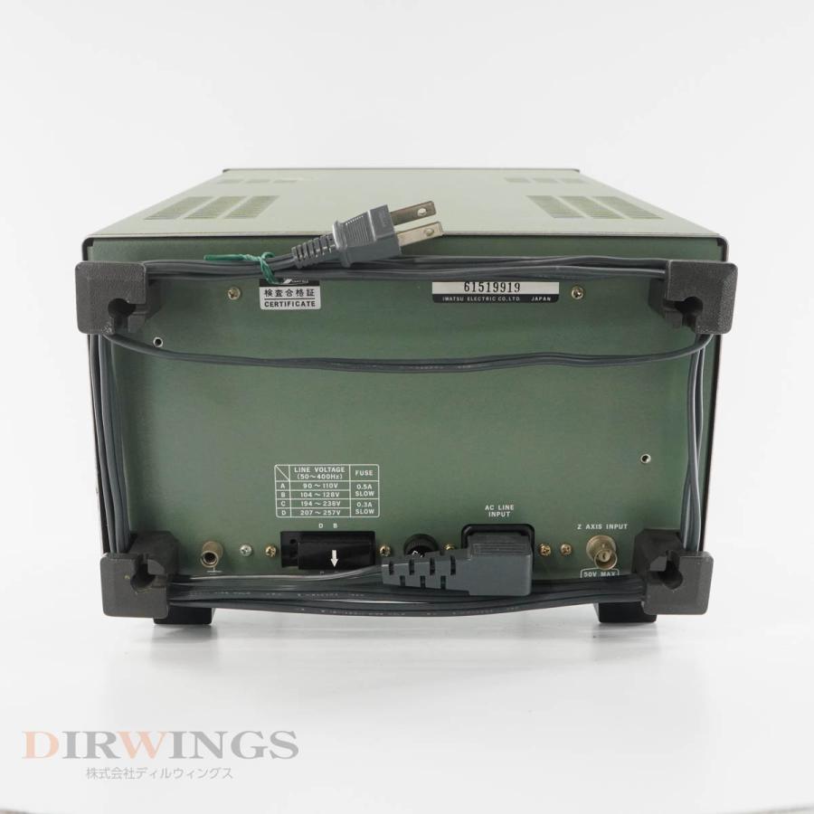 [DW]USED 8日保証 IWATSU SS-5702 SYNCHROSCOPE シンクロスコープ DC-20MHz 電源コード [06205-0006] : ソクラボショップ - 通販 ...