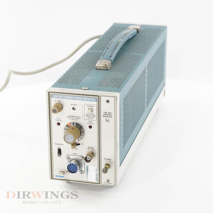 [DW]USED 8日保証 Tektronix AM503 AM 503 CURRENT PROBE AMPLIFIER 電流プローブ増幅器 ...