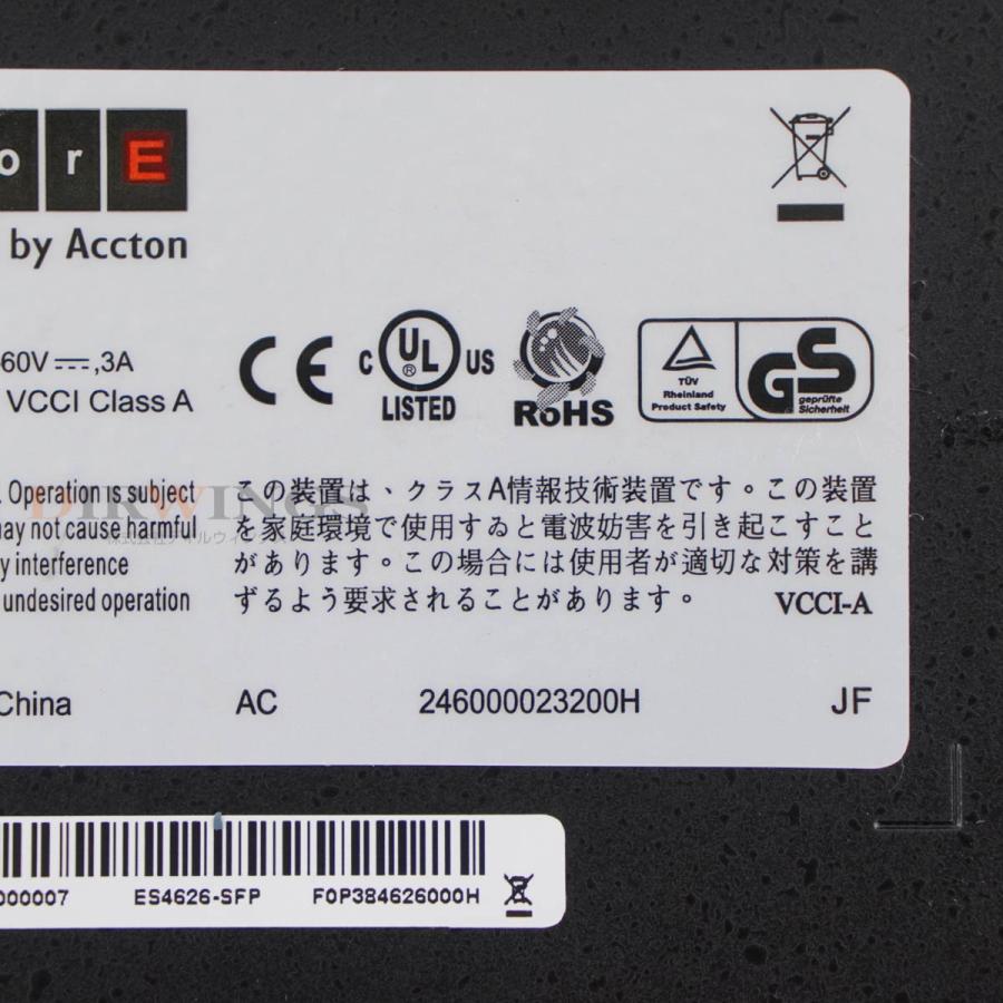 [JB]USED 保証なし Accton ES4626-SFP Edge-corE L3 Gigabit Ethernet Switch ...