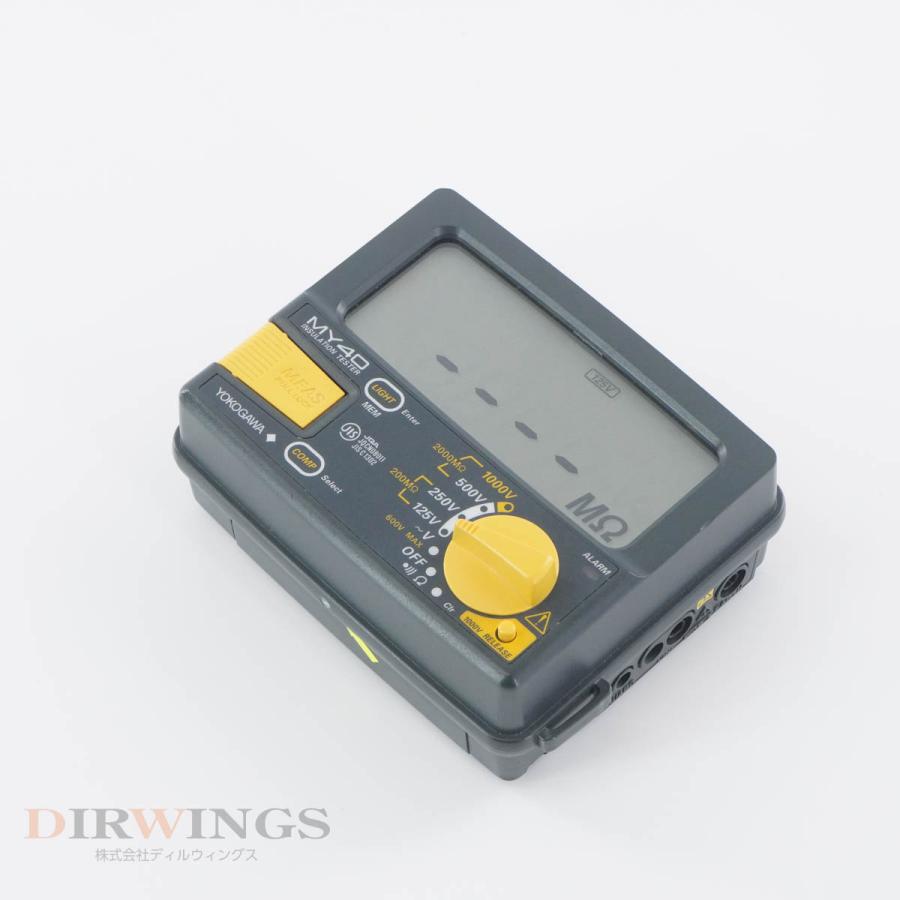 [DW]USED 8日保証 01/2023CAL YOKOGAWA MY40 MY40-01 INSULATION TESTER デジタル絶縁 ...