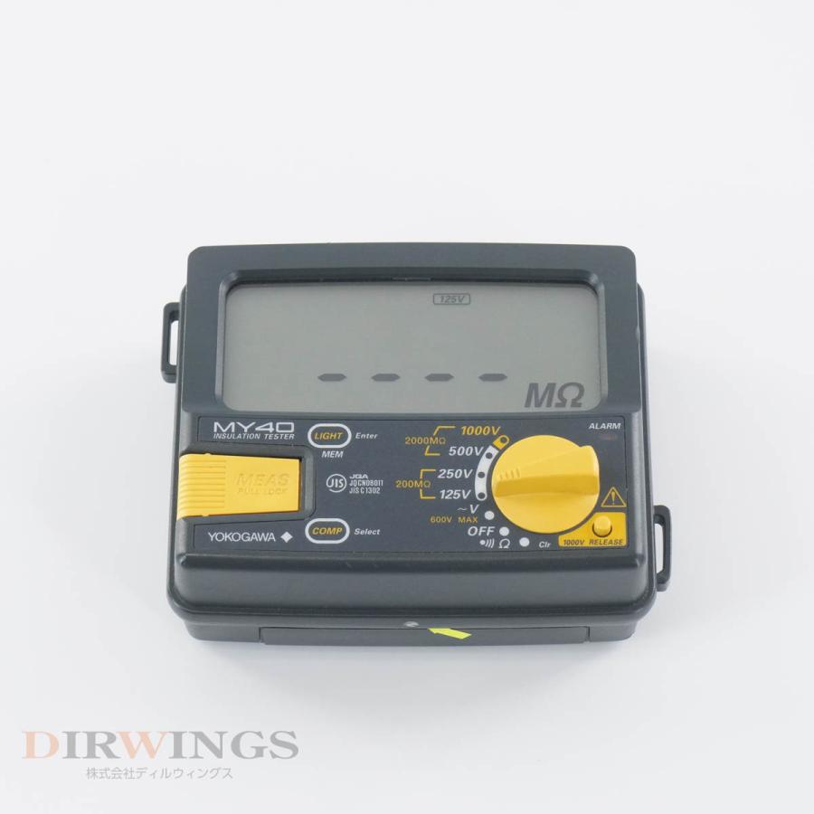 [DW]USED 8日保証 01/2023CAL YOKOGAWA MY40 MY40-01 INSULATION TESTER デジタル絶縁 ...