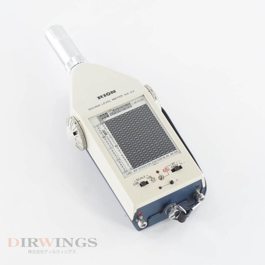 [DW]USED 8日保証 RION NA-23 SOUND LEVEL METER 普通騒音計 サウンドレベルメーター [06226 ...