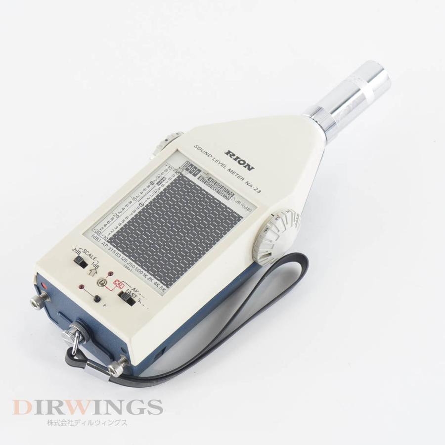 [DW]USED 8日保証 RION NA-23 SOUND LEVEL METER 普通騒音計 サウンドレベルメーター [06226 ...