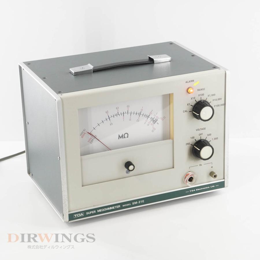 [DW]USED 8日保証 TOA SM-21E SUPER MEGOHMMETER 超絶縁計 [06227-0004] : DIRWINGS ...