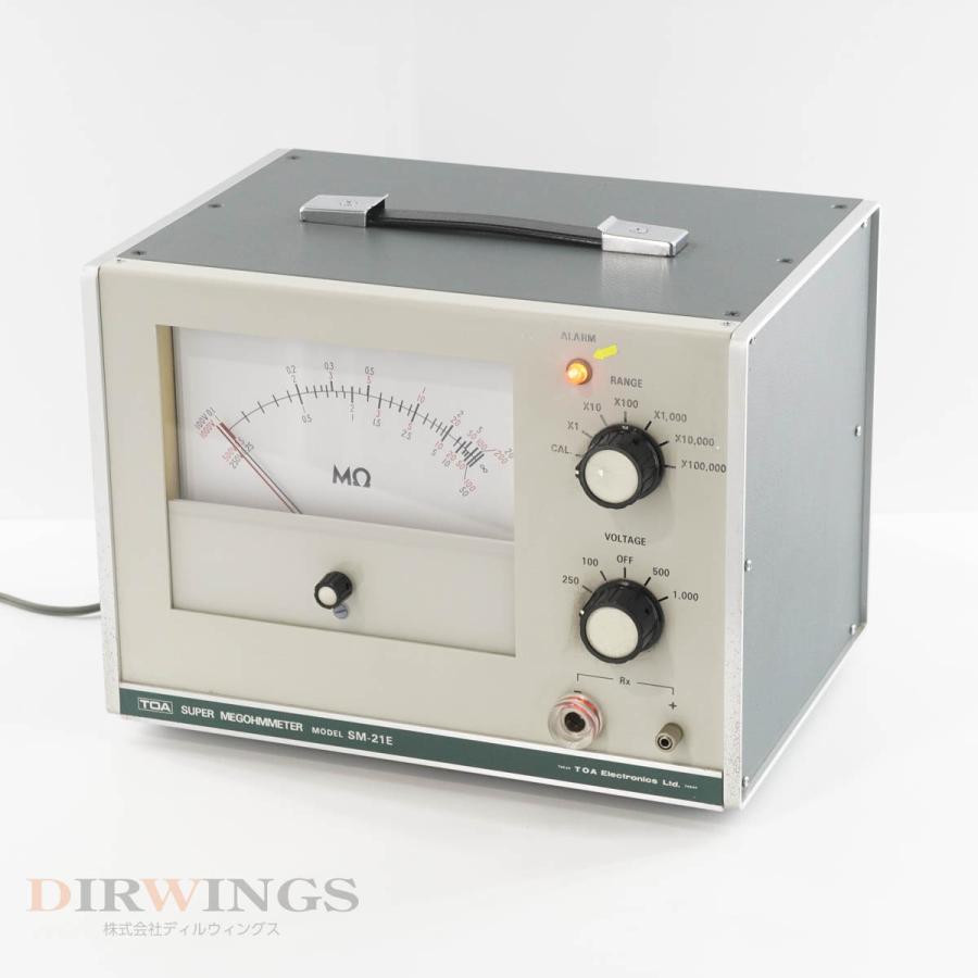 [DW]USED 8日保証 TOA SM-21E SUPER MEGOHMMETER 超絶縁計 [06227-0004] : DIRWINGS ...