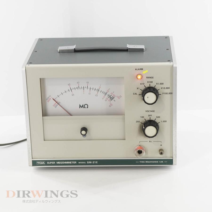[DW]USED 8日保証 TOA SM-21E SUPER MEGOHMMETER 超絶縁計 [06227-0004] : DIRWINGS ...