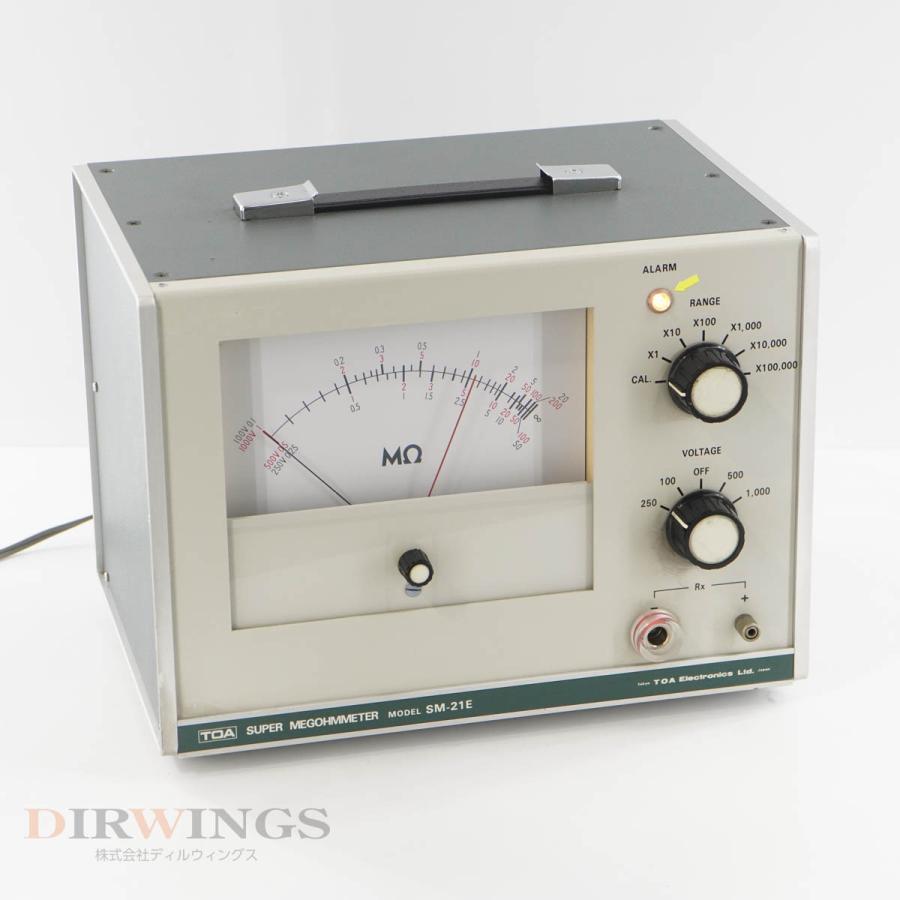 [DW]USED 8日保証 TOA SM-21E SUPER MEGOHMMETER 超絶縁計 [06227-0028] : DIRWINGS ...