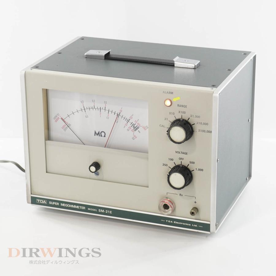 [DW]USED 8日保証 TOA SM-21E SUPER MEGOHMMETER 超絶縁計 [06227-0028] : DIRWINGS ...