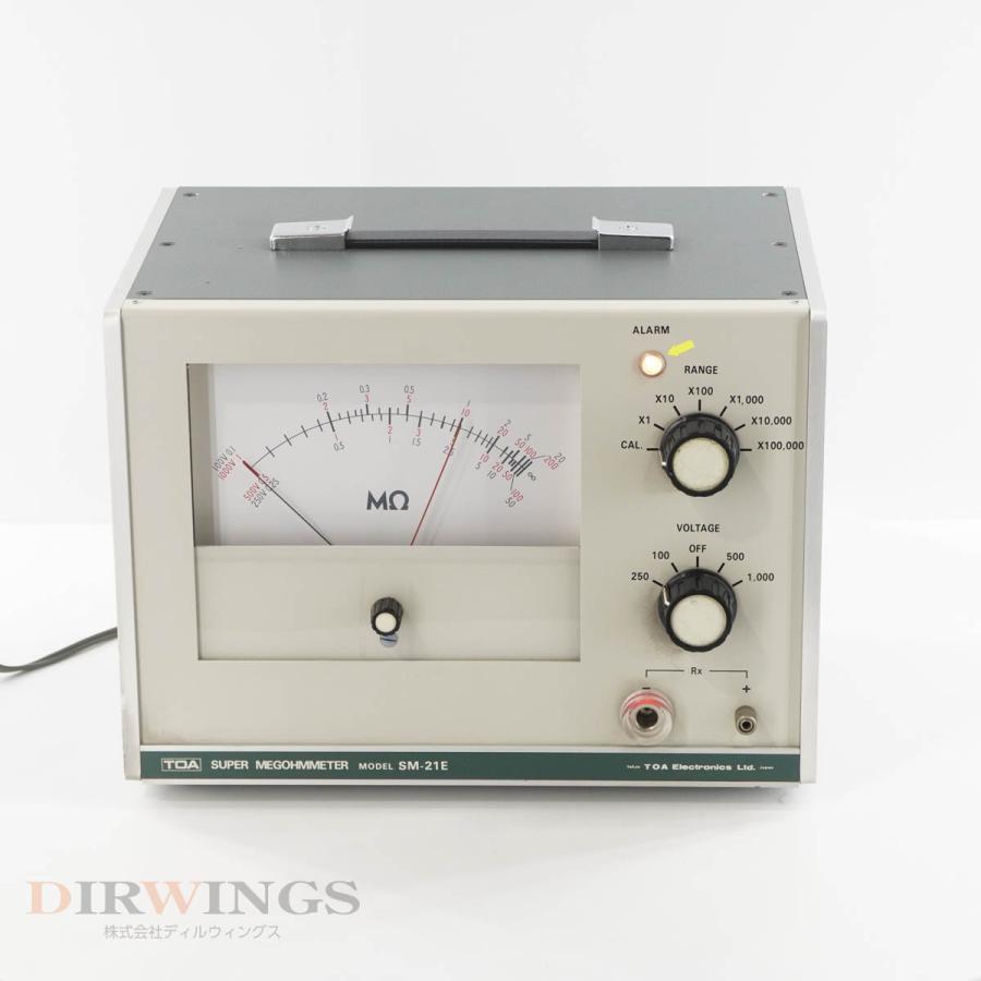 [DW]USED 8日保証 TOA SM-21E SUPER MEGOHMMETER 超絶縁計 [06227-0028] : DIRWINGS ...